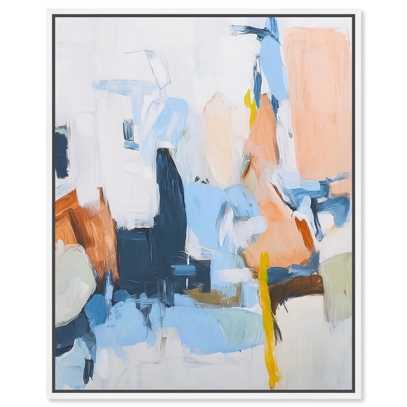 Colours of the Coast I Canvas Print Blue Wall Decor by Art Remedy ...