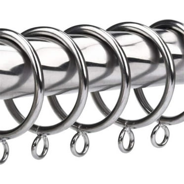 Walmart 40 Pack 1in Rustproof Window Curtain Rings with Clips, Vintage ...