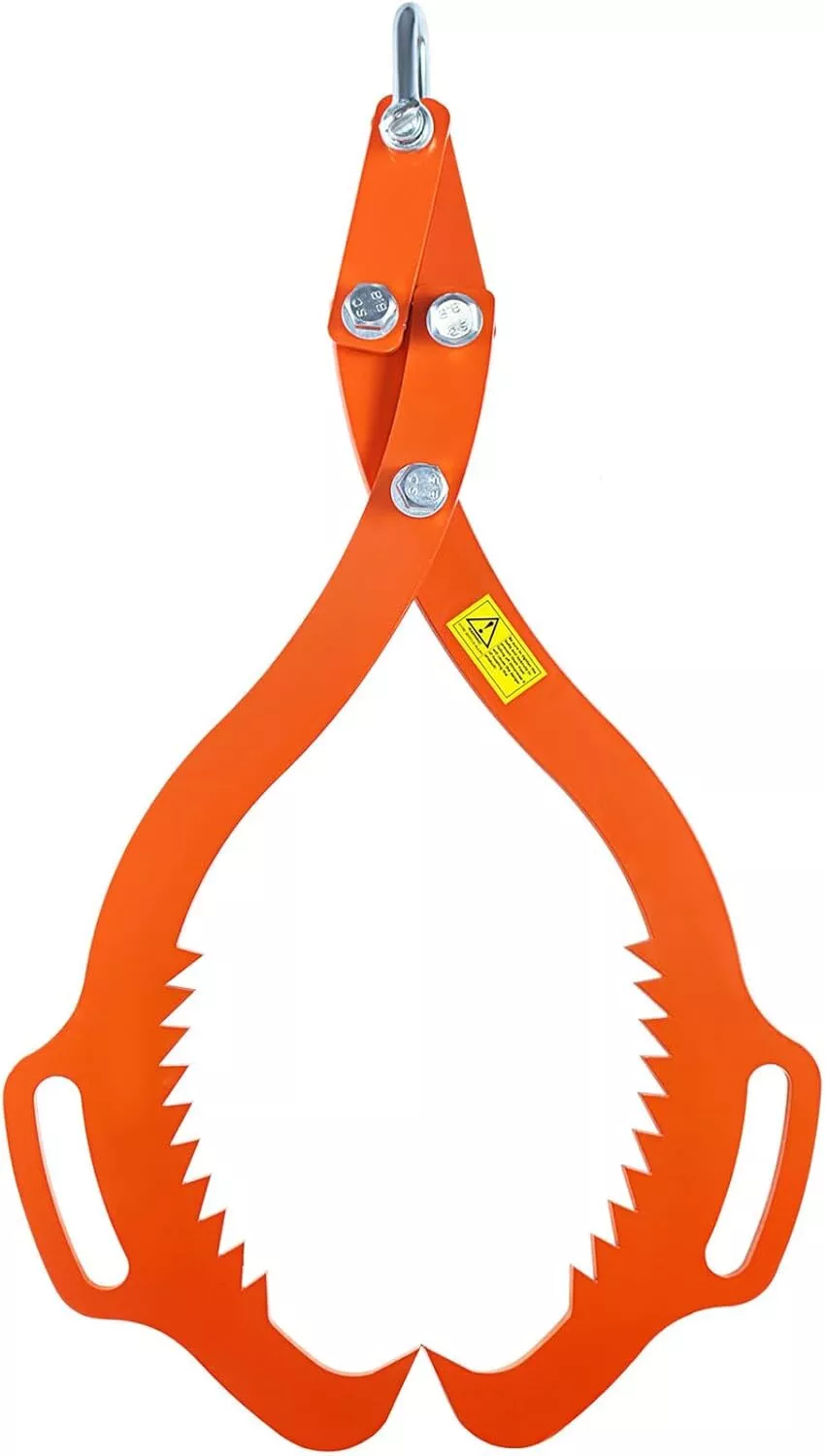 Colourtree 28" 2 Serrated Claw Hook,Log Lifting Tongs, Heavy Duty ...
