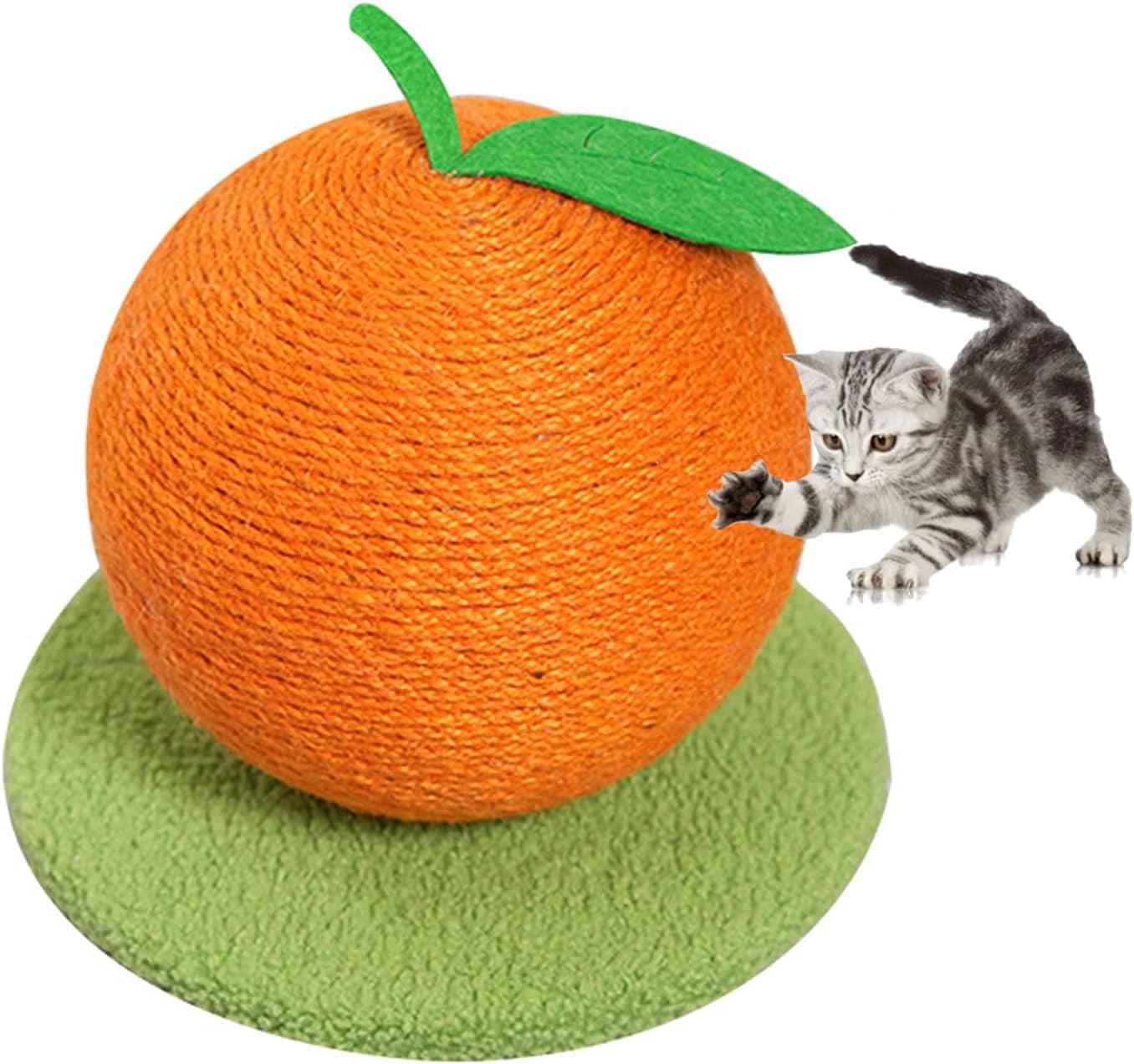 Colourtree Orange Cat Scratching Board Cat Scratching Post Fruit Shape ...