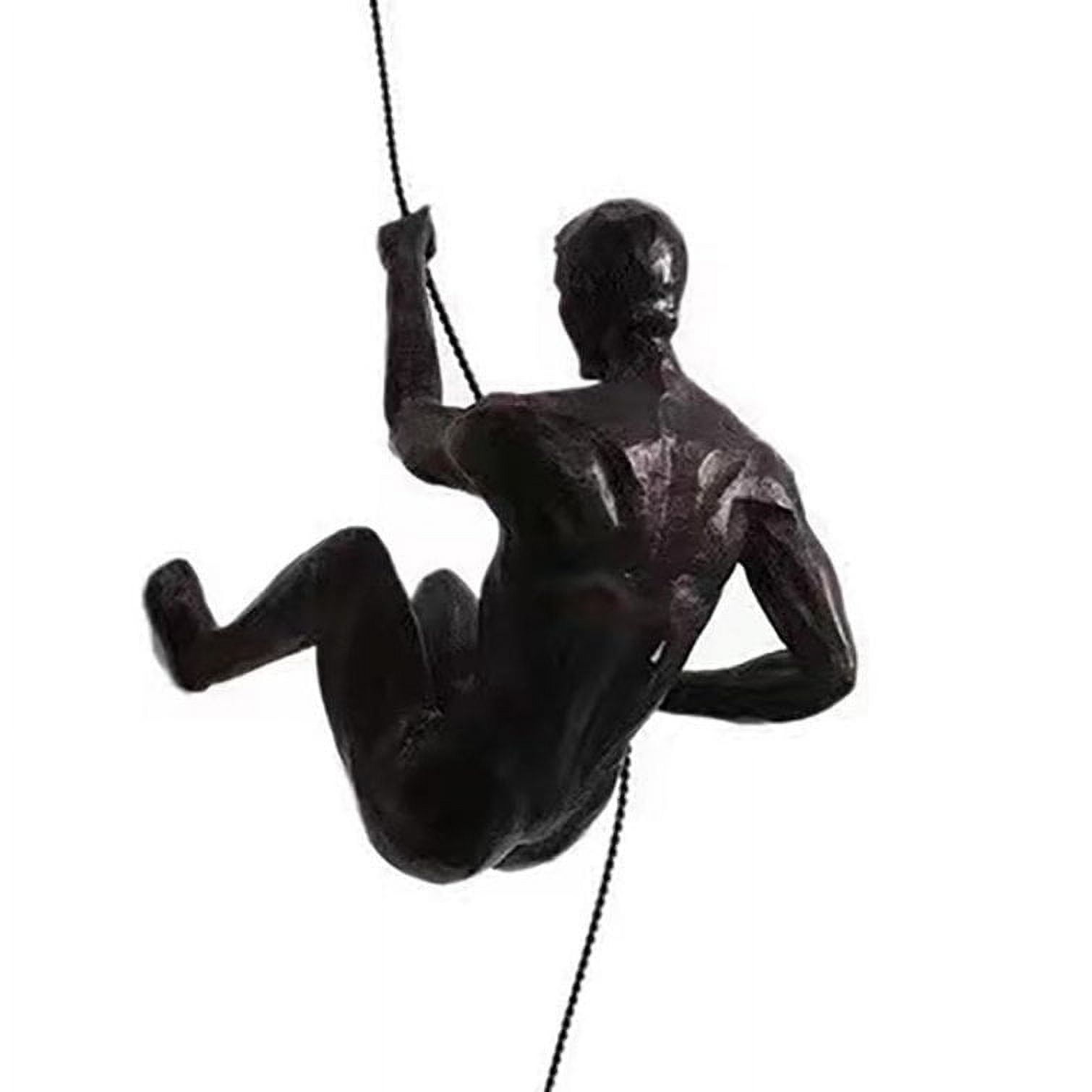Colourtree Resin Sculpture Left Hand Climbing Man Wall Sculpture ...