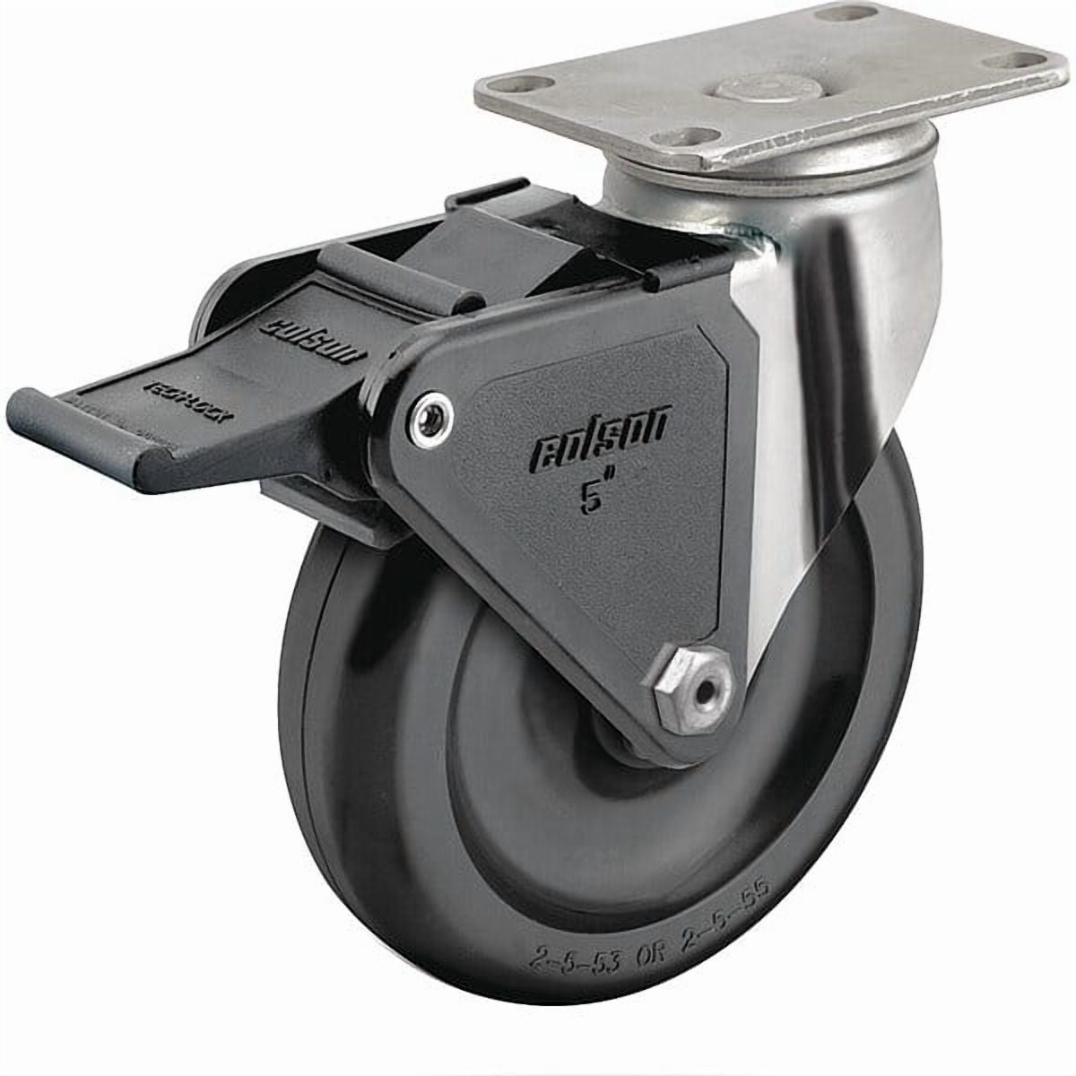 Colson Plate Caster,Swivel,Polyolefin,5 1/8"H 2.04456.544 BRK2 ...