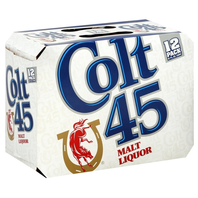 Colt 45 Malt Liquor, Domestic Lager, 12 Pack, 12 fl oz Can, 5.6% ABV ...