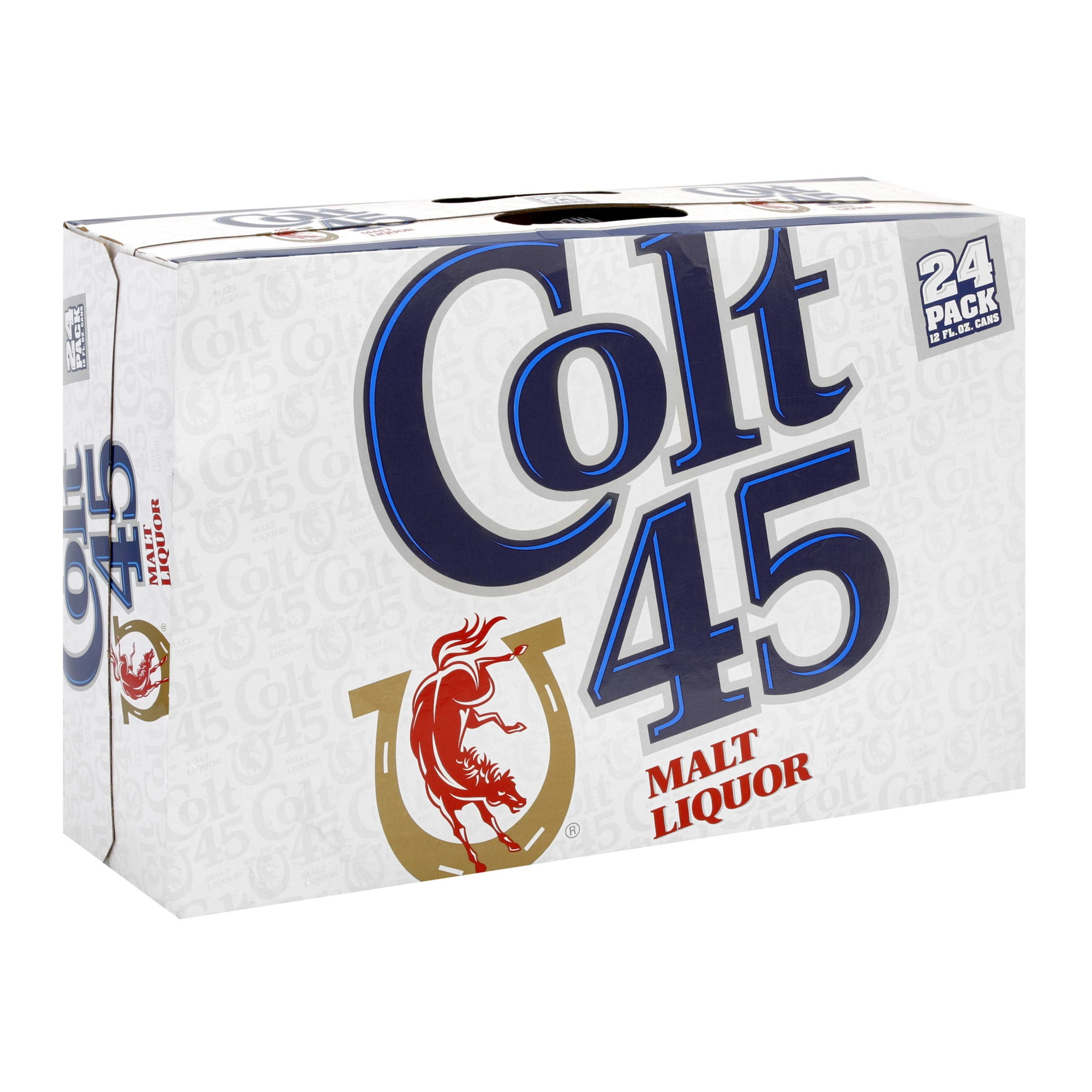 Colt 45 Malt Liquor, Domestic Lager, 24 Pack, 12 fl oz Can, 5.6% ABV ...