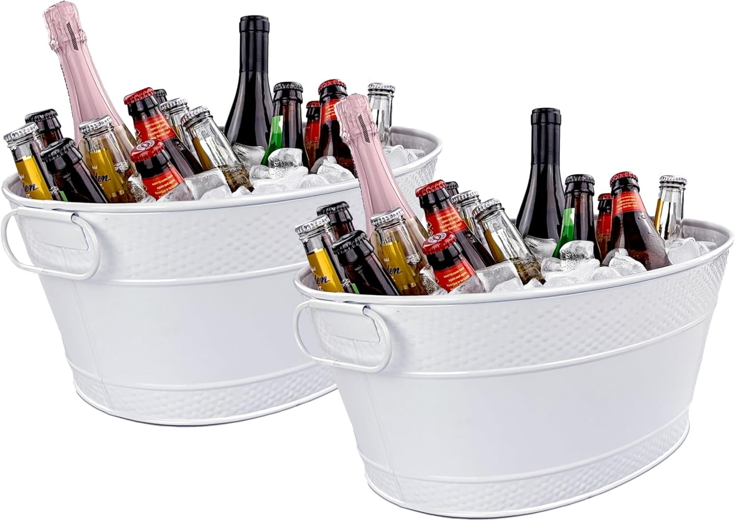 Colt Ice Buckets for Parties 16-Bottle, Ice Tub Drink Bucket Cooler ...