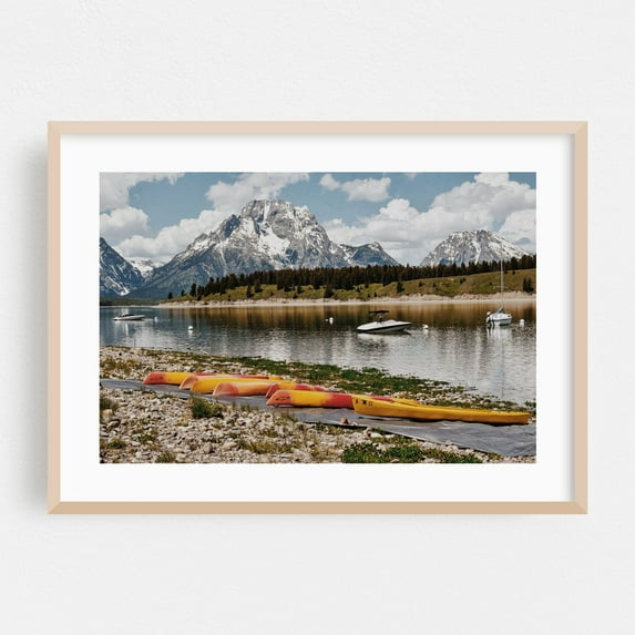 Colter Bay Kayaks - Colter Bay Village Wyoming Photography Landscape ...
