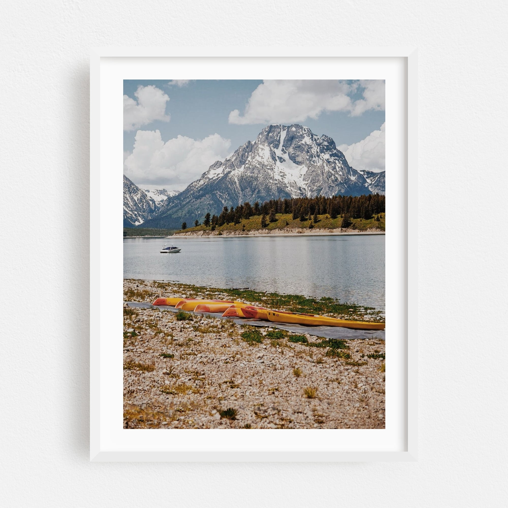 Colter Bay Kayaks II - Colter Bay Village Wyoming Photography Landscape ...