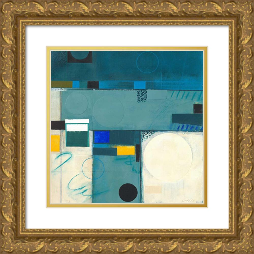 Colter, Deborah T. 15x15 Gold Ornate Wood Framed with Double Matting ...