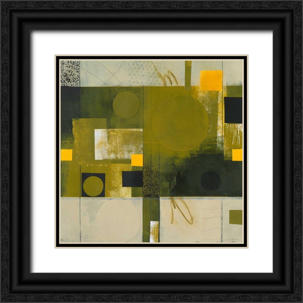 Colter, Deborah T. 26x26 Black Ornate Wood Framed with Double Matting ...