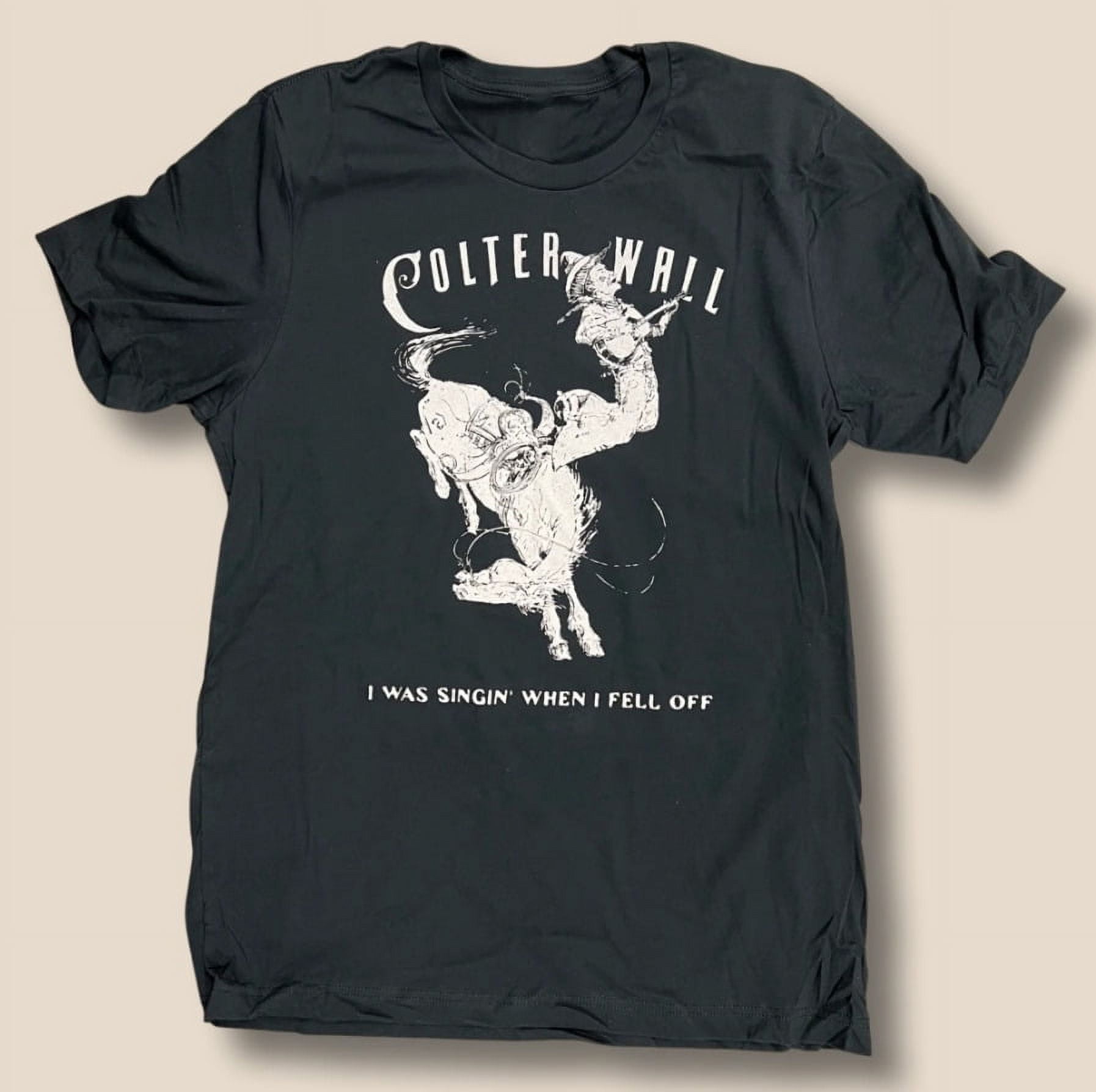 Colter Wall Singing Cowboy Cotton Black All Size Unisex Shirt LL209 ...
