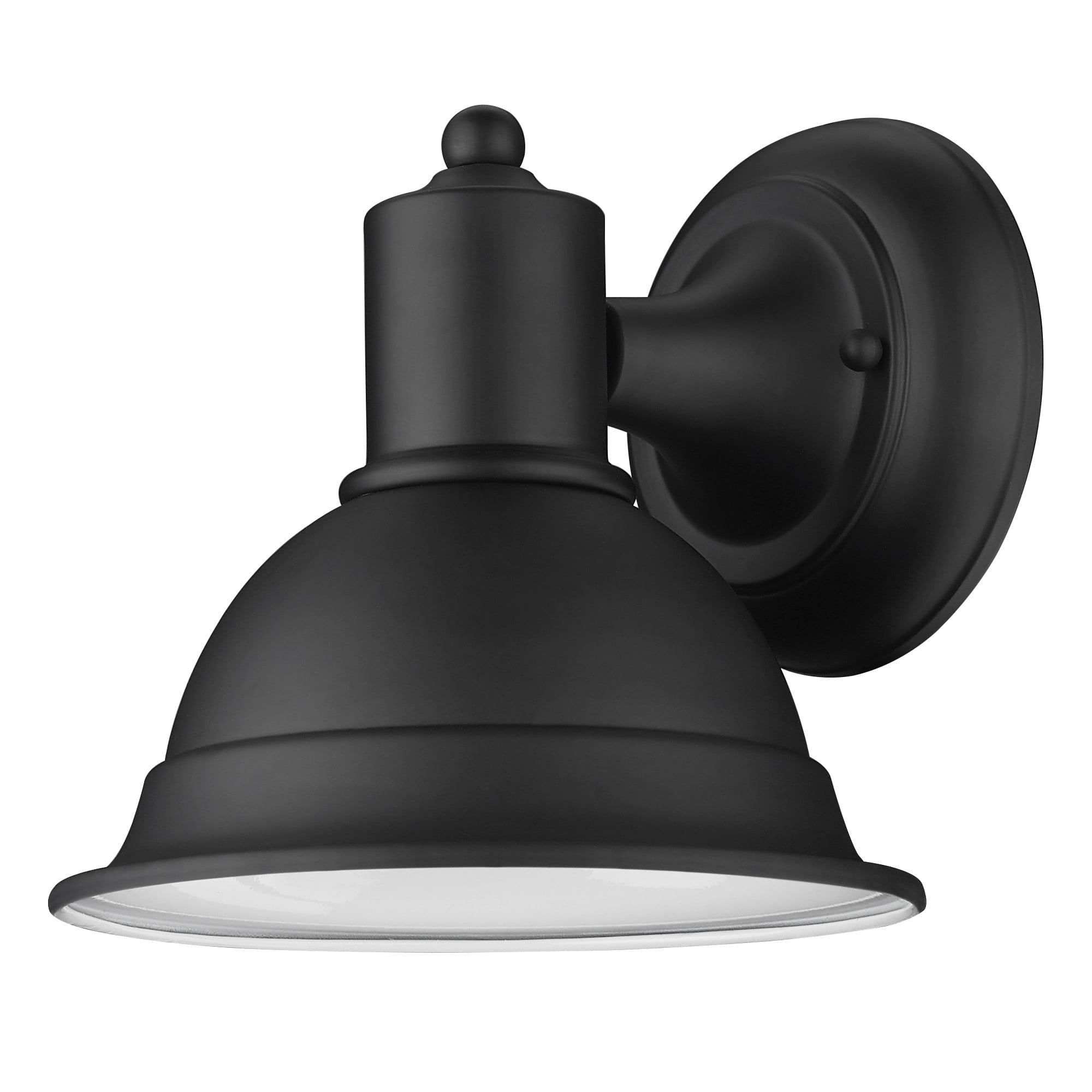 Colton 1-Light Matte Black Wall Light - Walmart.com