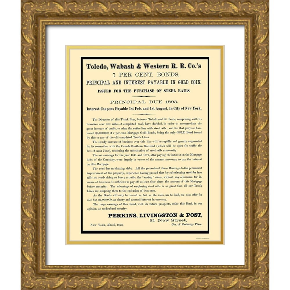 Colton 12x14 Gold Ornate Wood Framed with Double Matting Museum Art ...
