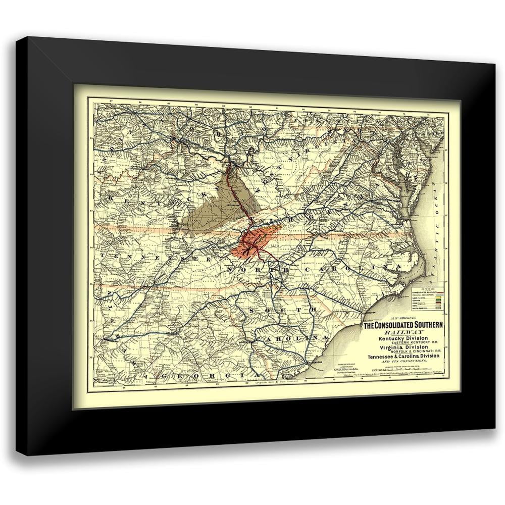 Colton 14x12 Black Modern Framed Museum Art Print Titled - Consolidated ...