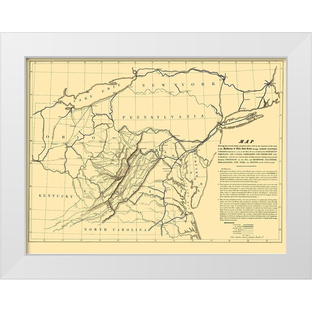 Colton 14x12 White Modern Wood Framed Museum Art Print Titled ...