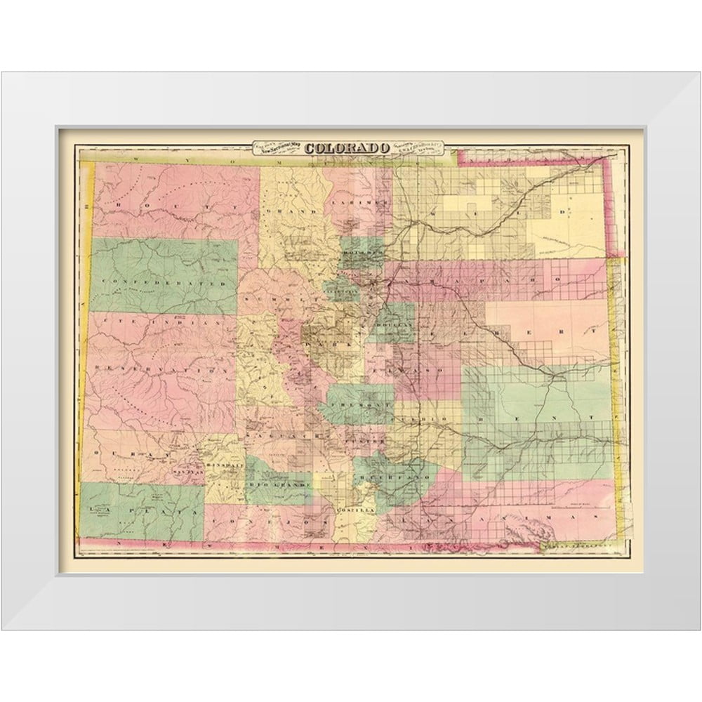 Colton 14x12 White Modern Wood Framed Museum Art Print Titled ...