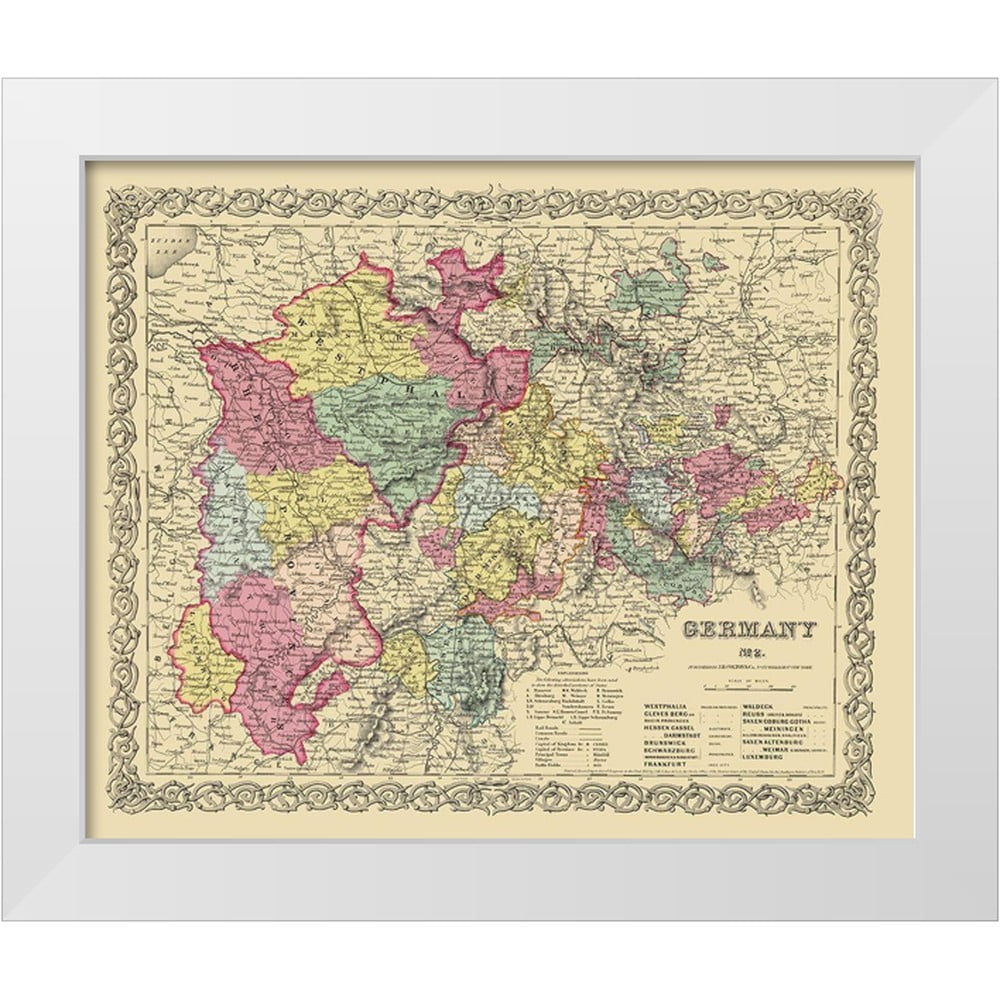 Colton 14x12 White Modern Wood Framed Museum Art Print Titled - Germany ...