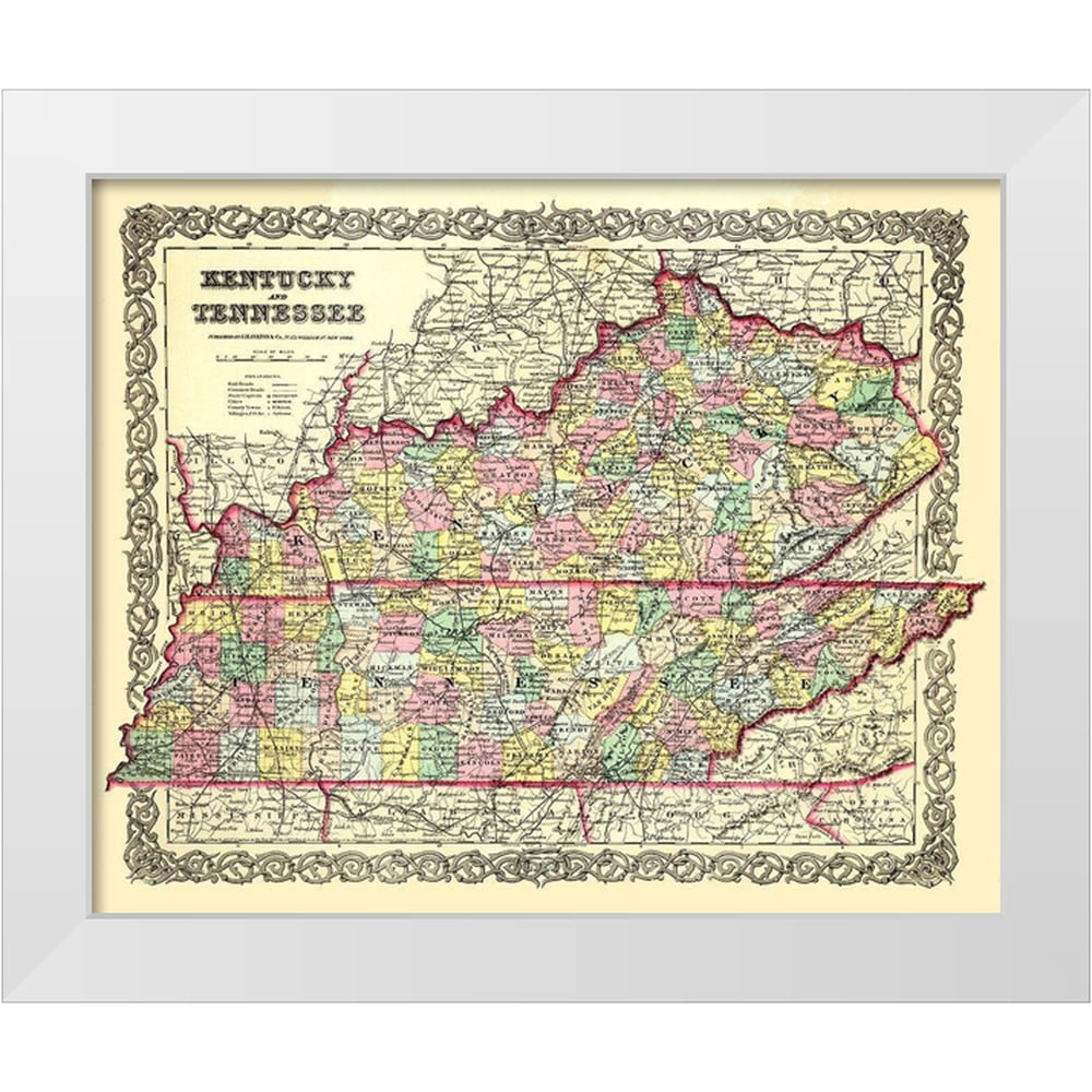 Colton 14x12 White Modern Wood Framed Museum Art Print Titled ...