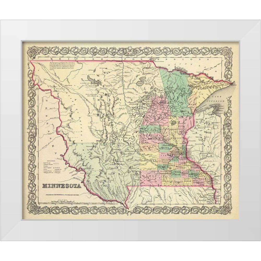 Colton 14x12 White Modern Wood Framed Museum Art Print Titled ...