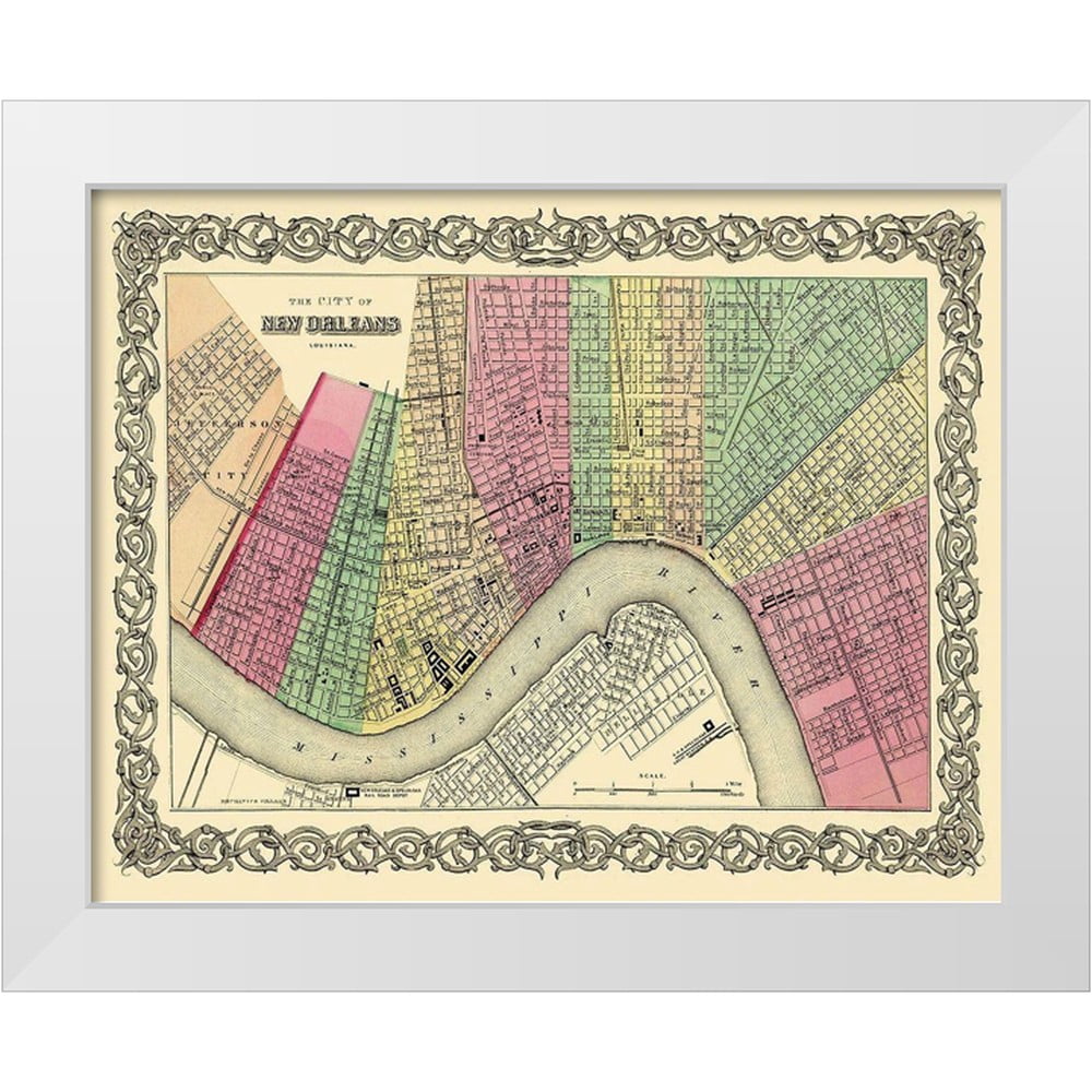 Colton 14x12 White Modern Wood Framed Museum Art Print Titled - New ...