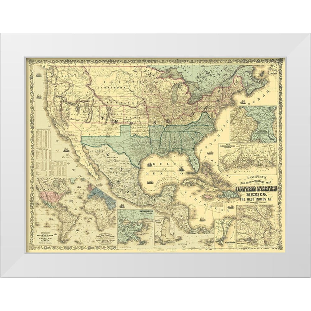 Colton 14x12 White Modern Wood Framed Museum Art Print Titled - West ...