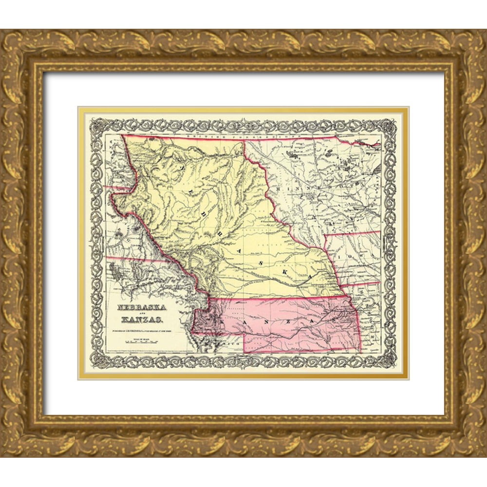 Colton 17x15 Gold Ornate Wood Framed with Double Matting Museum Art ...