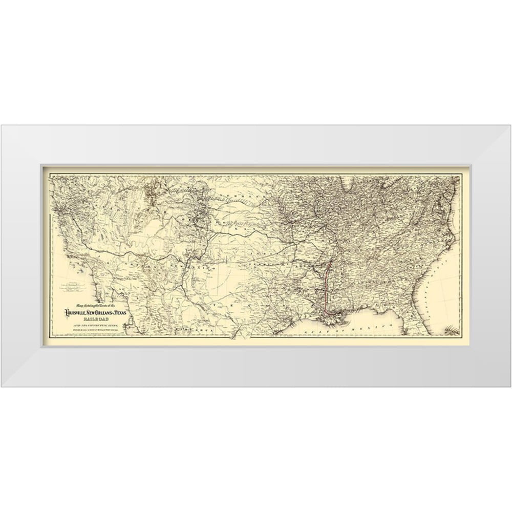 Colton 18x10 White Modern Wood Framed Museum Art Print Titled ...