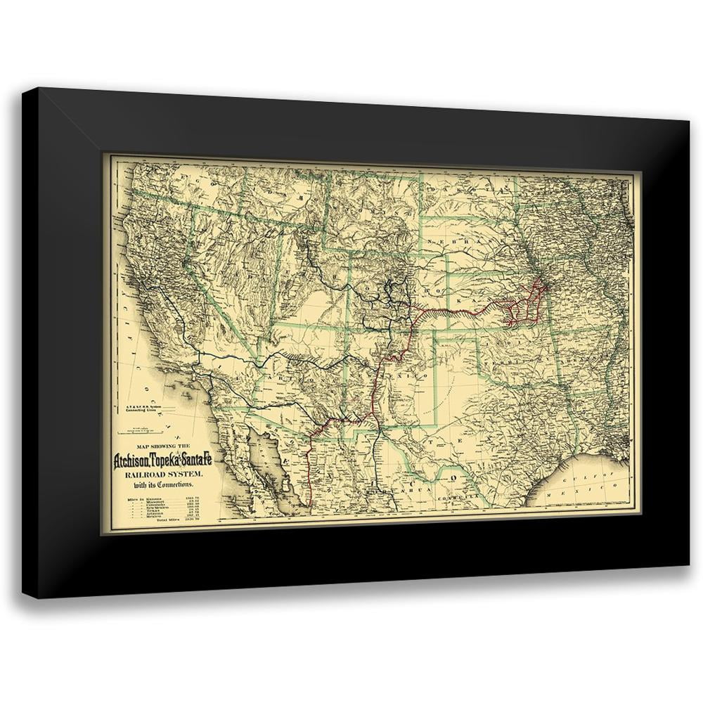 Colton 18x13 Black Modern Framed Museum Art Print Titled - Atchison ...