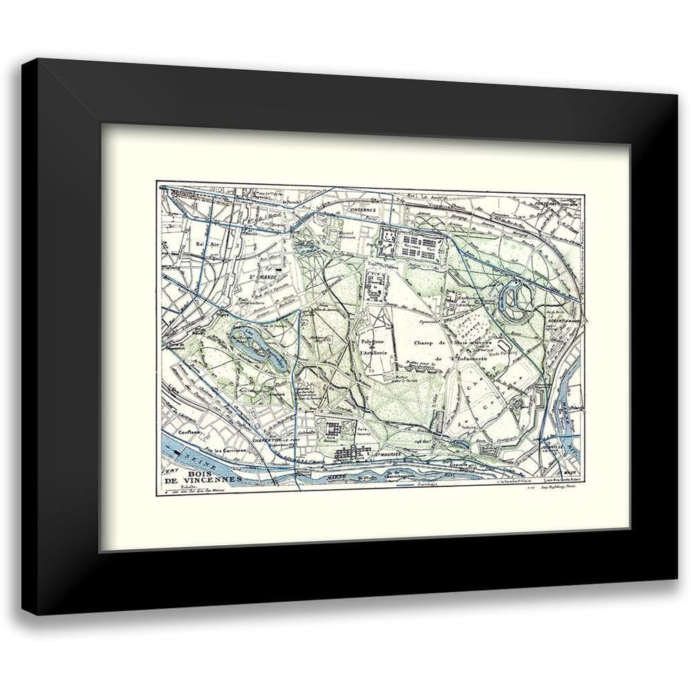 Colton 18x14 Black Modern Framed Museum Art Print Titled - Europe Bois ...