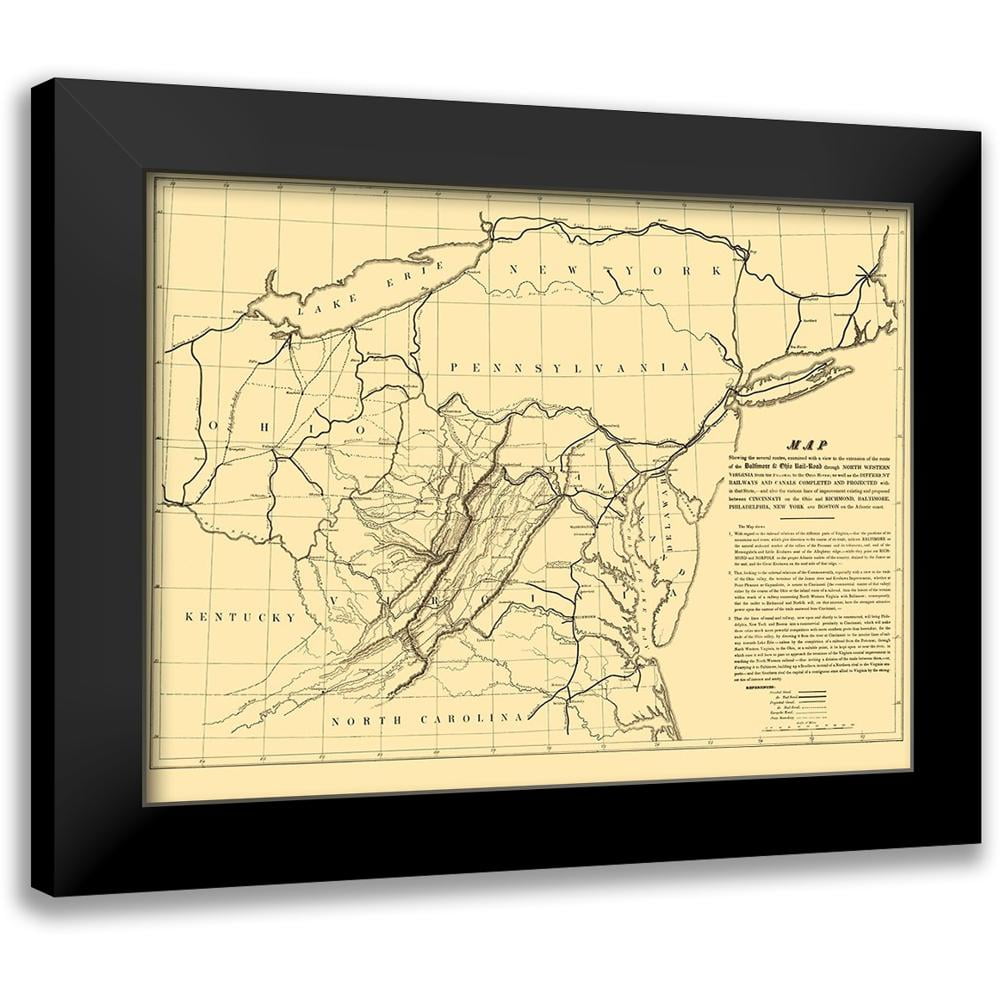 Colton 18x15 Black Modern Framed Museum Art Print Titled - Baltimore ...