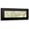 Colton 18x8 Black Modern Framed Museum Art Print Titled - Iowa and ...