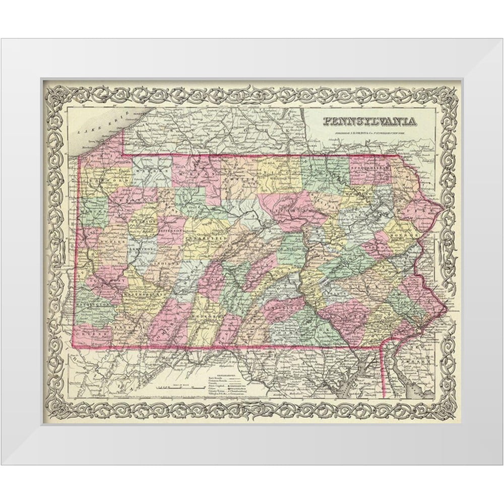 Colton 31x26 White Modern Wood Framed Museum Art Print Titled ...