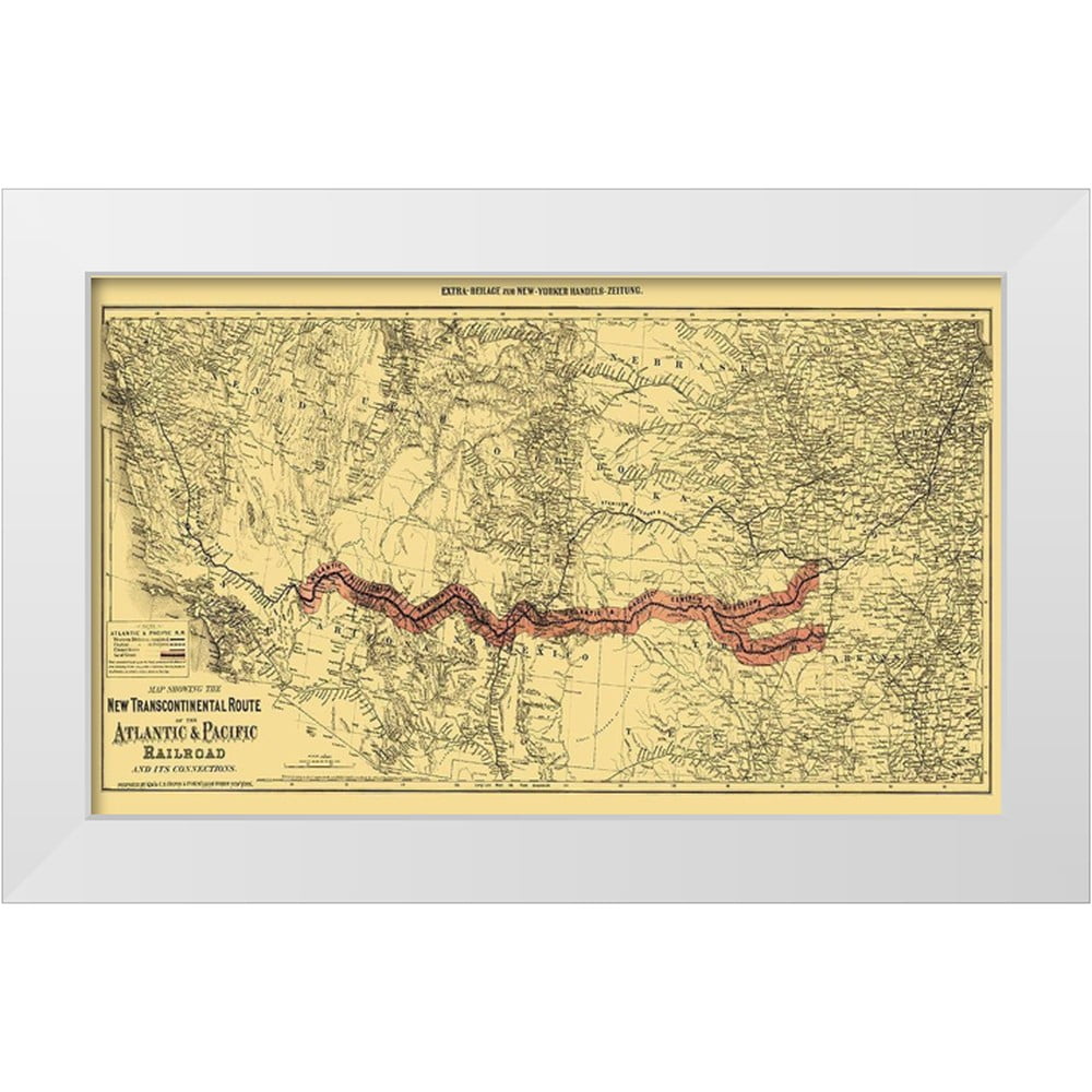 Colton 32x21 White Modern Wood Framed Museum Art Print Titled ...