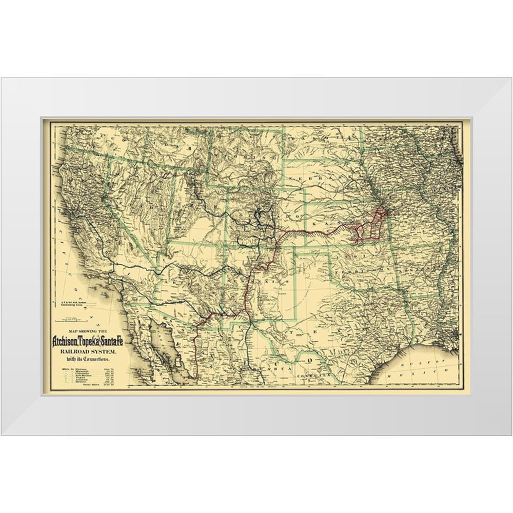 Colton 32x22 White Modern Wood Framed Museum Art Print Titled ...