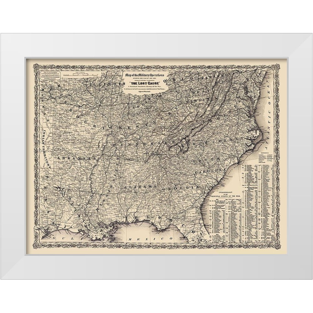 Colton 32x25 White Modern Wood Framed Museum Art Print Titled ...