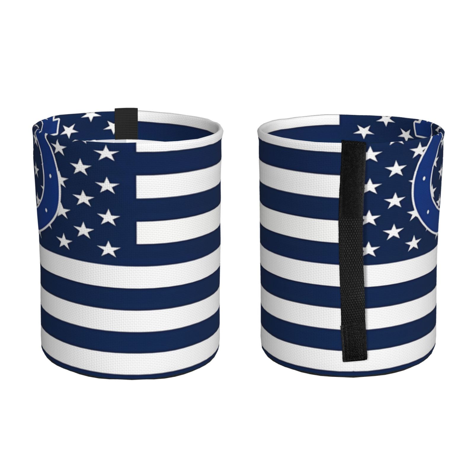 Colts Car trash can with webbing, easy to install with Velcro, can hang ...