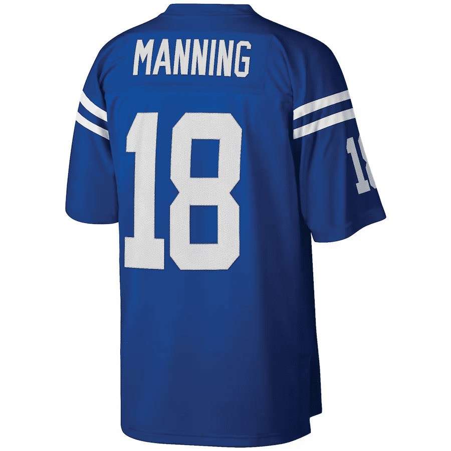 Colts Football Shirt Peyton Manning#18 Sports Team Game Fans For Men ...