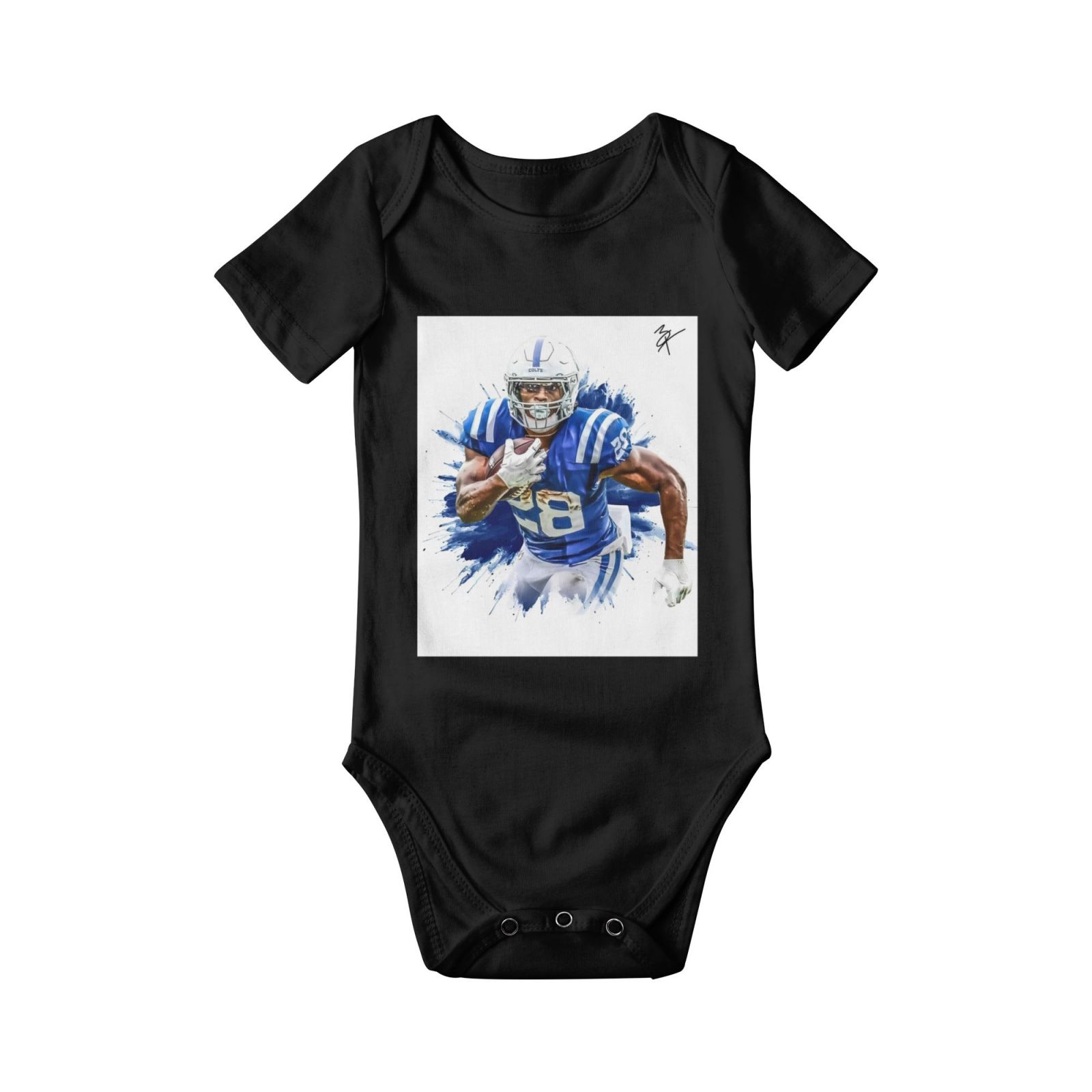 Colts Jonathan Taylor American Football Inspired Baseball Infant ...