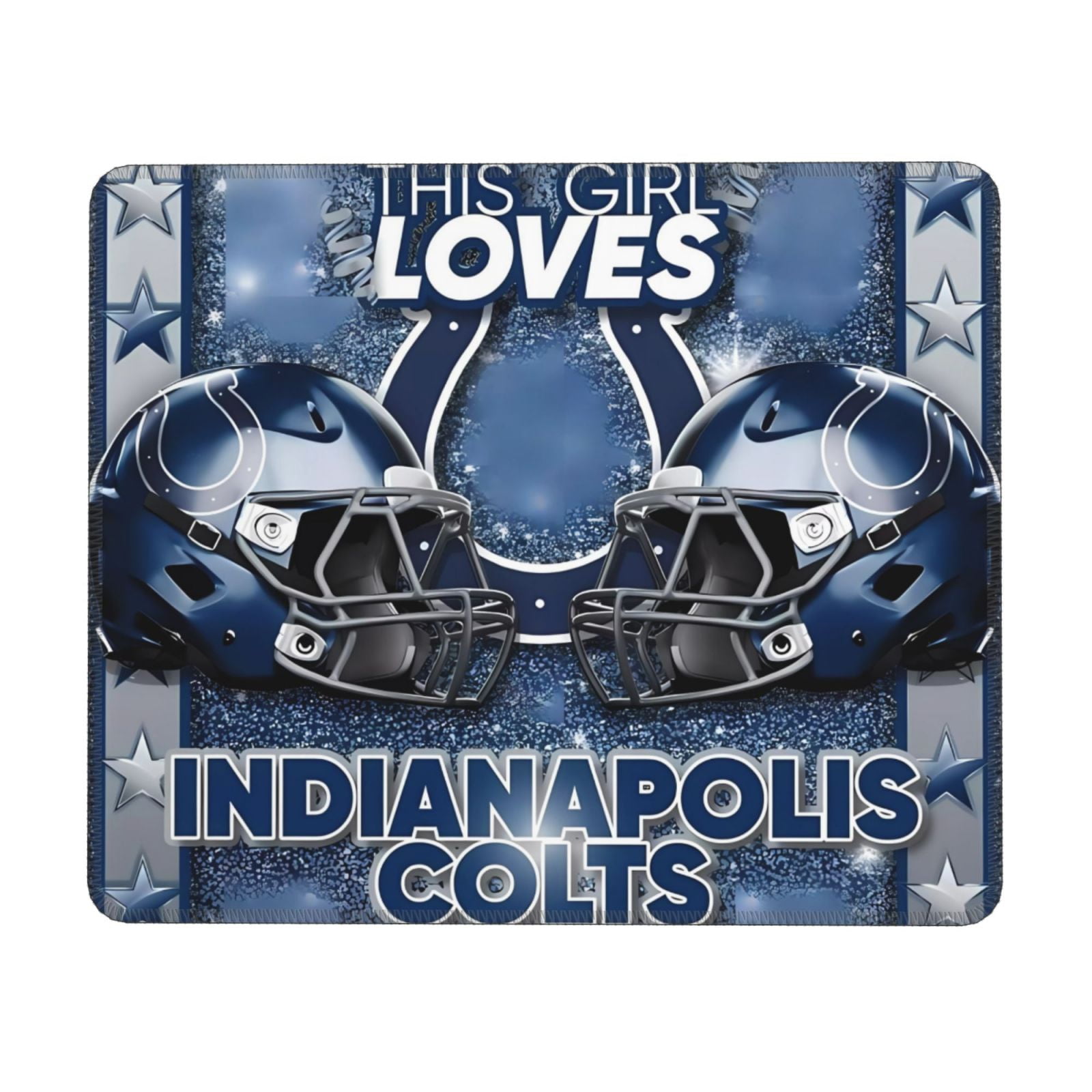 Colts Mouse Pad Rubber Lock Edge Mouse pad, Office Desk pad, Writing ...