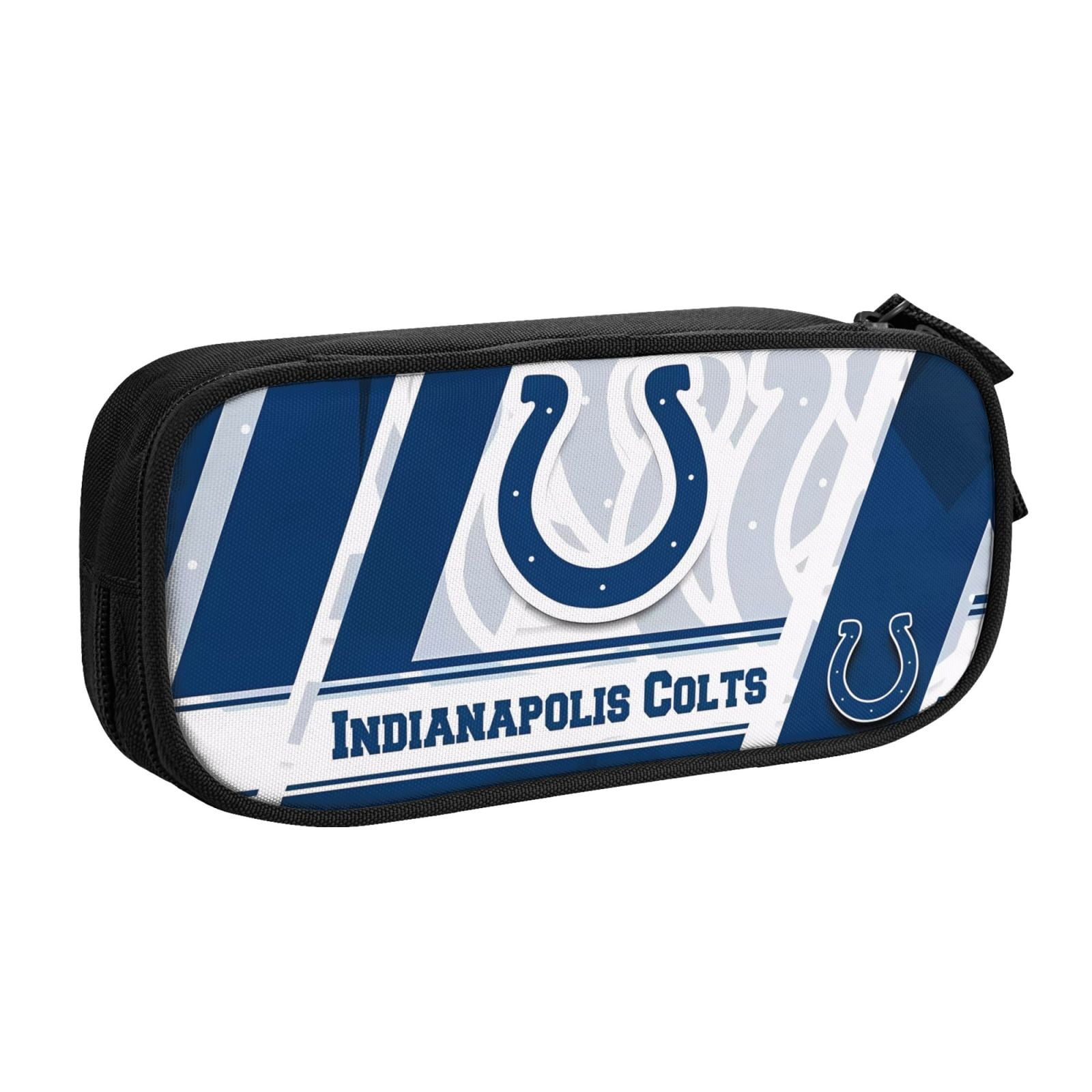 Colts Team Large Capacity Double Layer Pencil Case Zipper Stationery ...