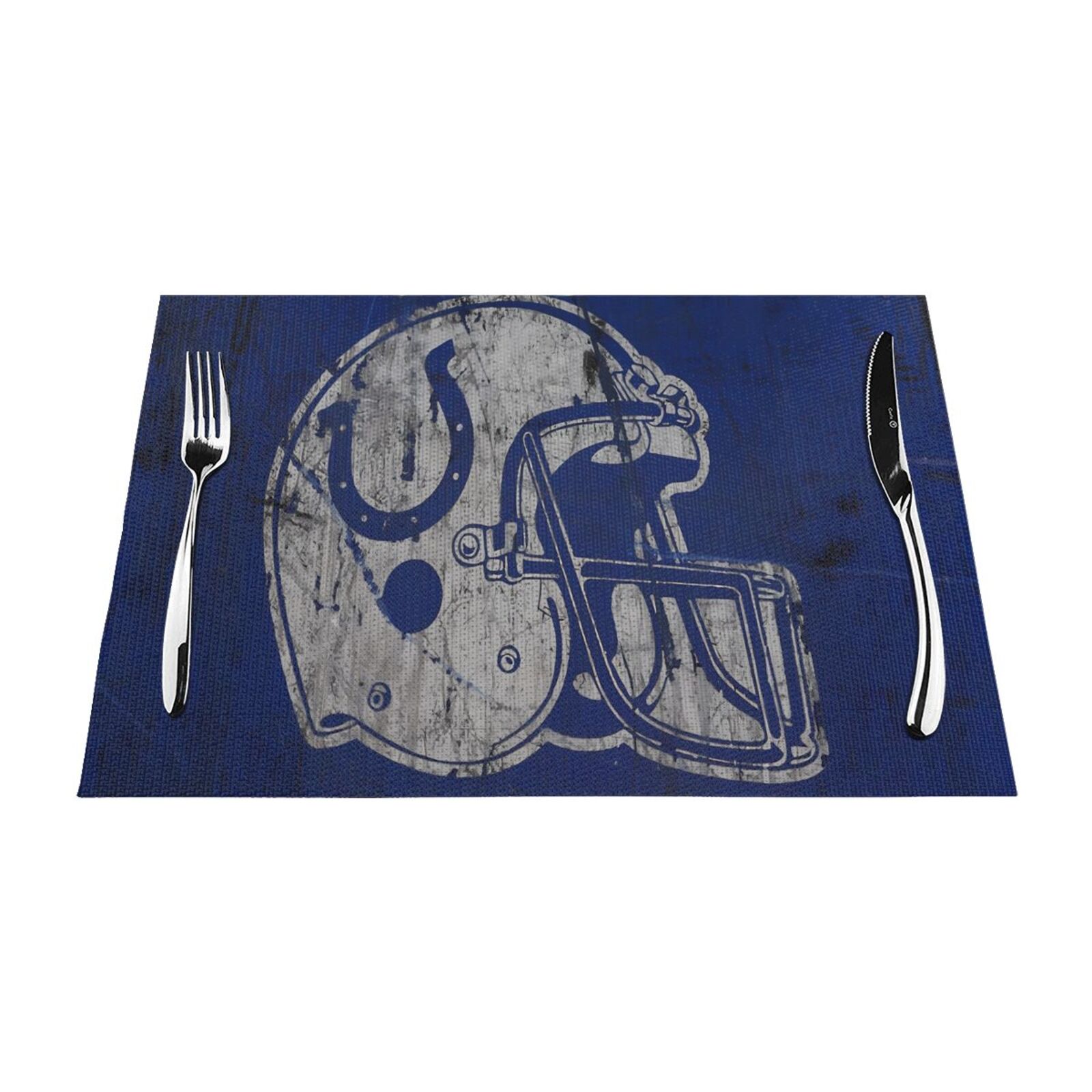 Colts Team Pvc Woven Placemat 12x18in (1 Piece Pack, 4 Piece Pack, 6 ...
