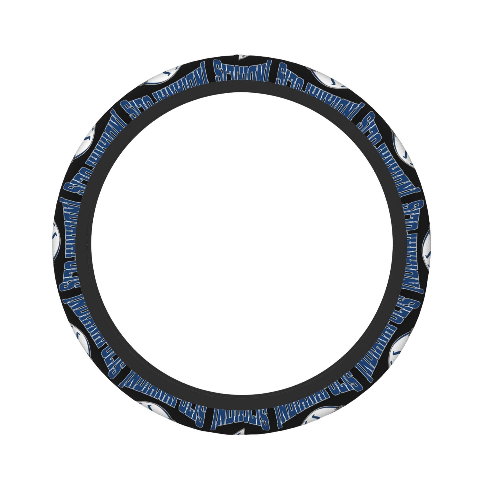 Colts Thickened Car Steering Wheel Cover Non-Slip Elastic Handle Covers ...