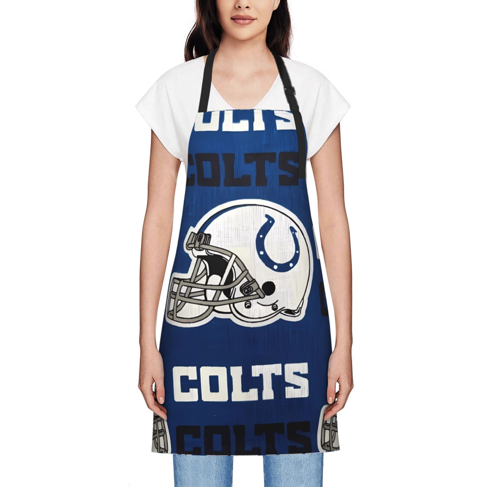 Colts Waterproof Apron For Women Football Team Logo Womens Aprons ...