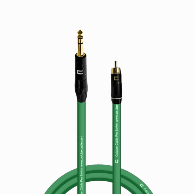 Coluber Cable Balanced 1/4" TRS Male - RCA Male - Pro 3-Pin Audio ...