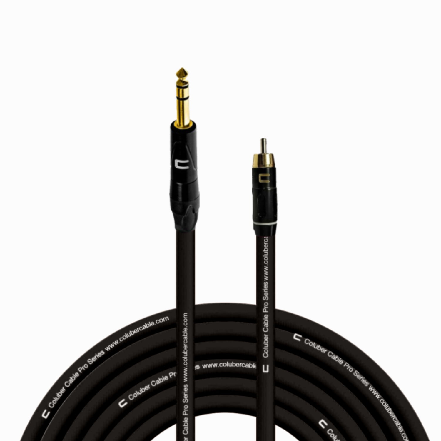 Coluber Cable Balanced 1/4" TRS Male - RCA Male - Pro 3-Pin Audio ...