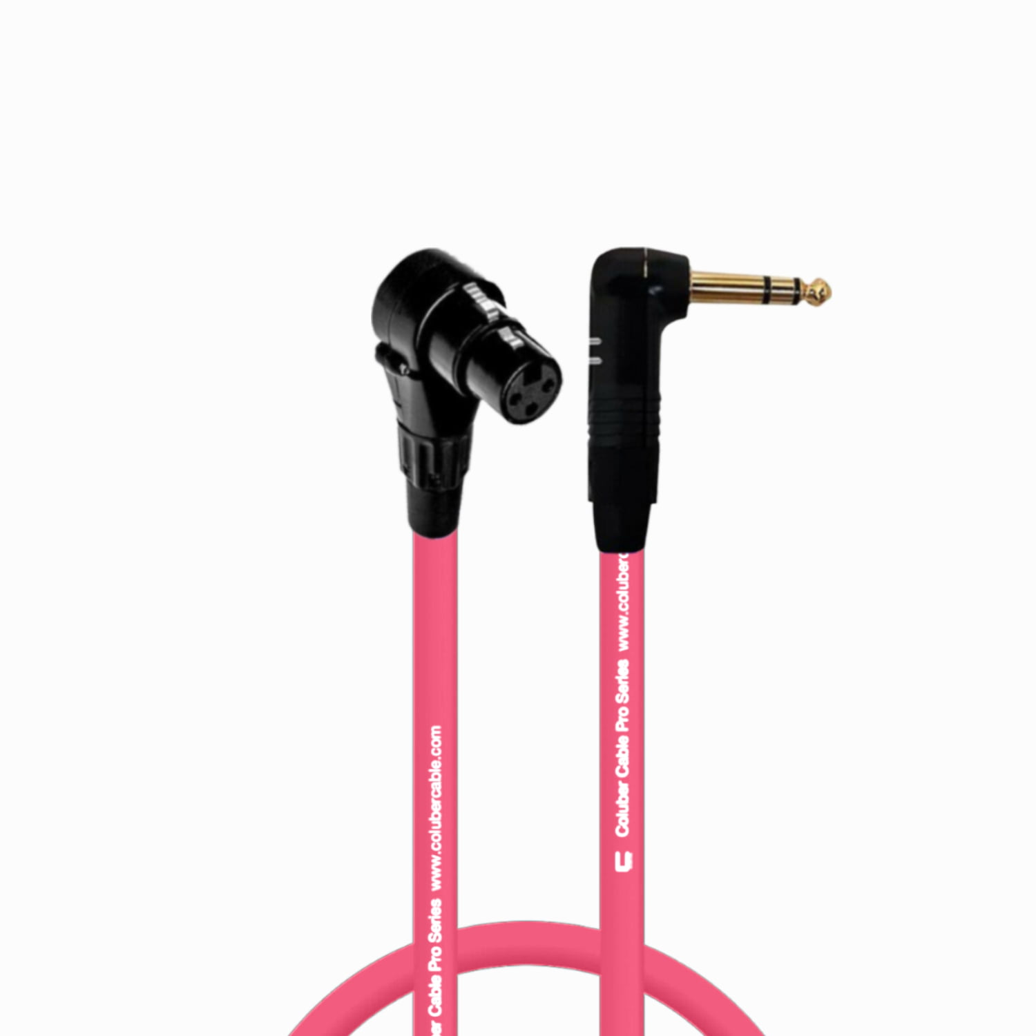 Coluber Cable Balanced Right Angle XLR Female to Right Angle 1/4" TRS 3 ...