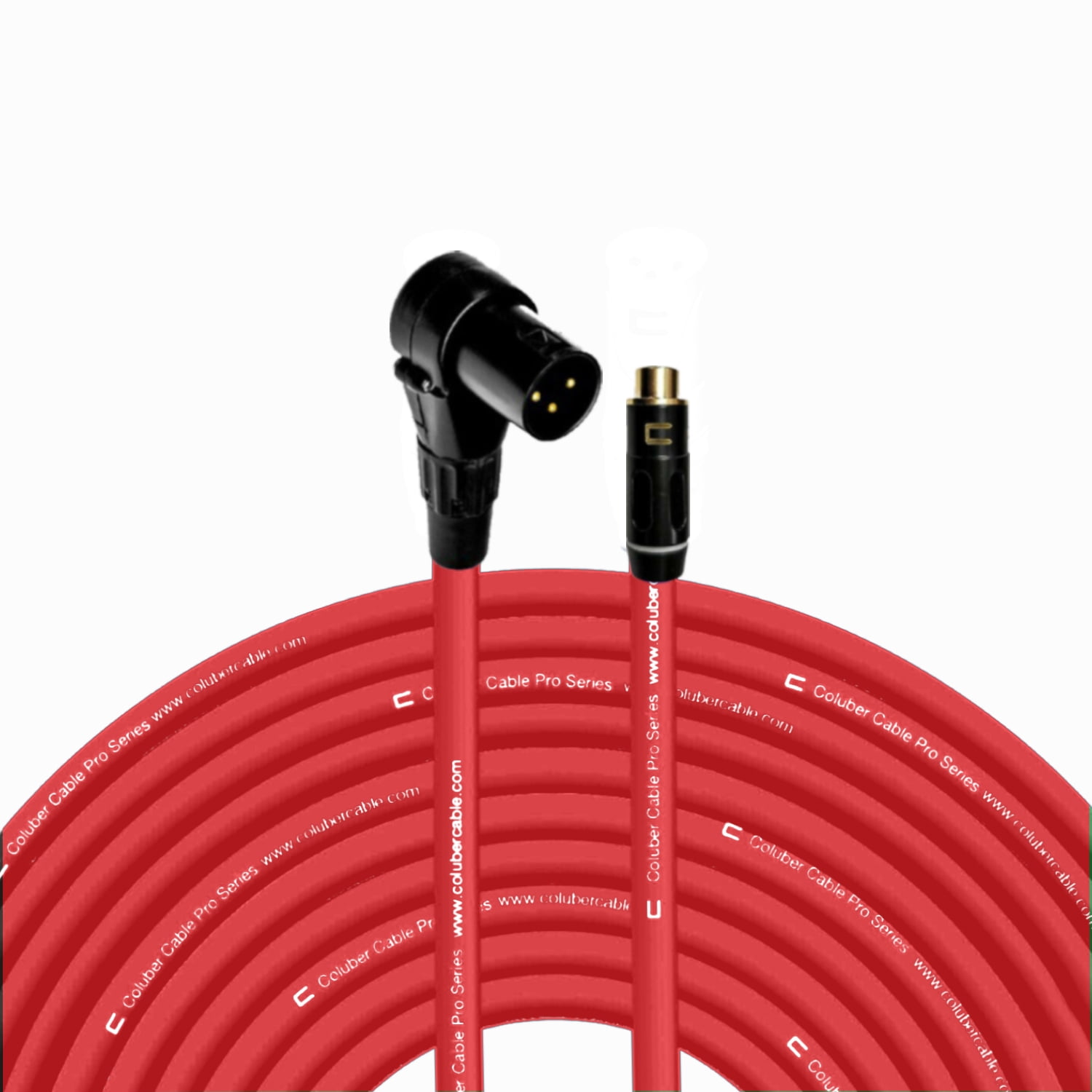 Coluber Cable Balanced Right Angle XLR Male to RCA Female 3 - Pin ...