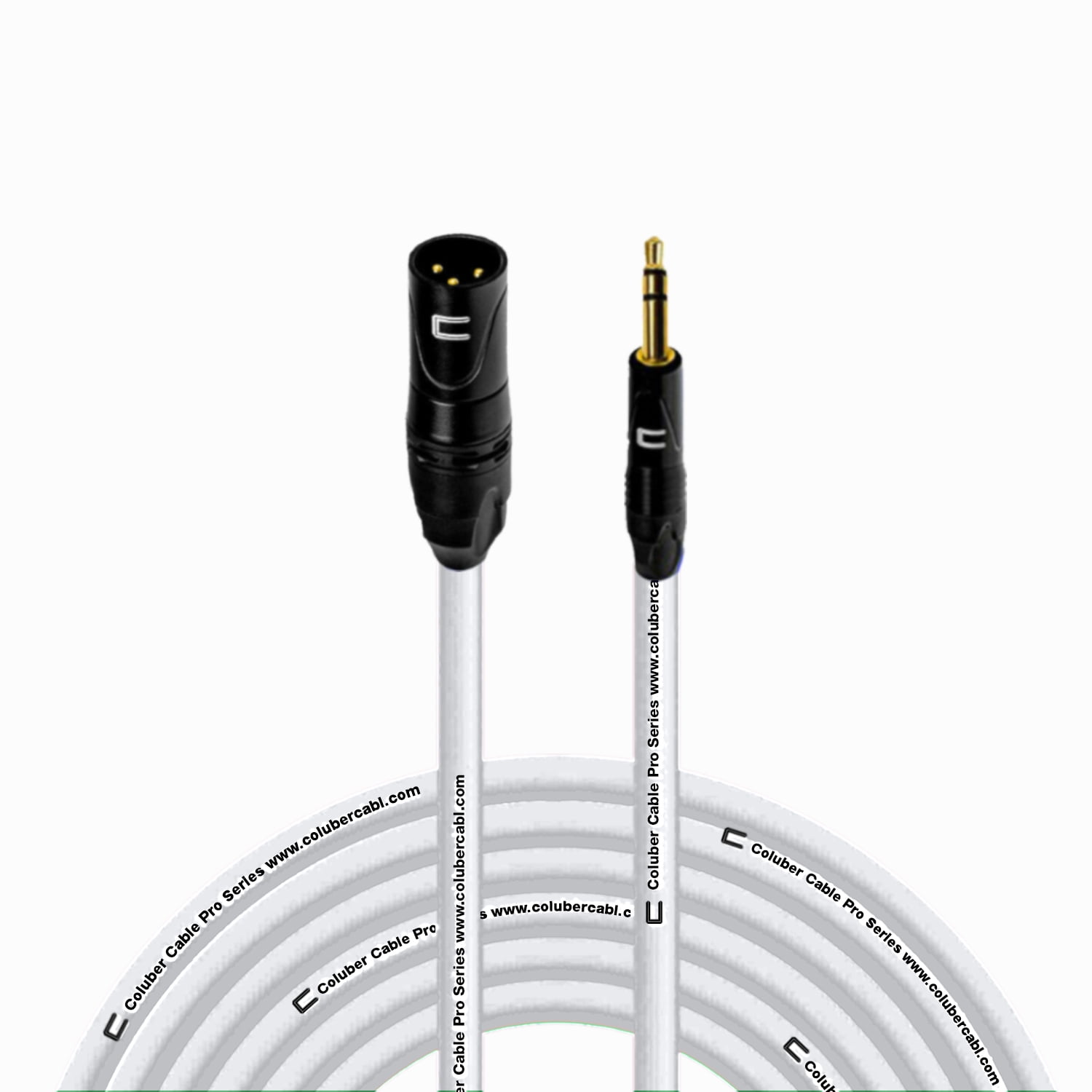 Coluber Cable - Balanced XLR Cable Male to 3.5mm TRS Pro Audio ...