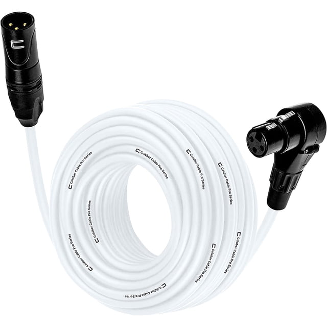 Coluber Cable - Balanced XLR Cable Male to Right Angle Female - Audio ...