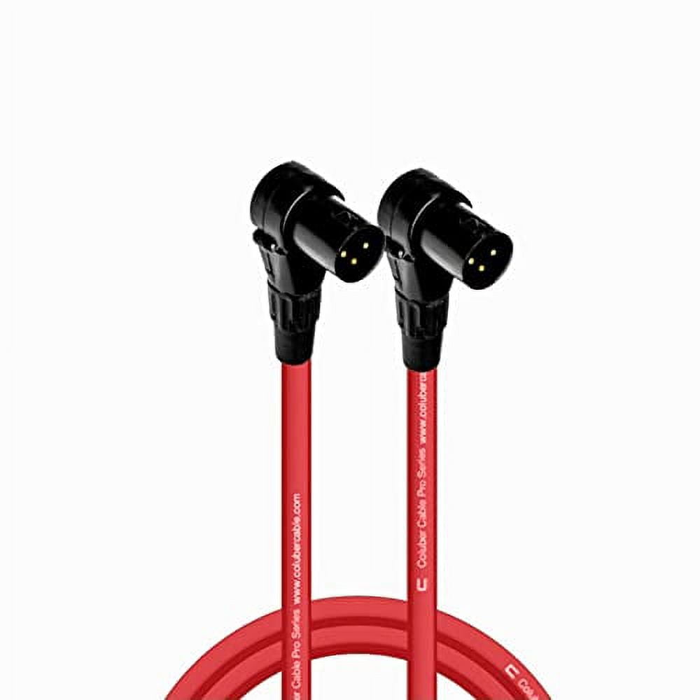 Coluber Cable - Right Angle XLR Male to Right Angle XLR Male Pro Audio ...