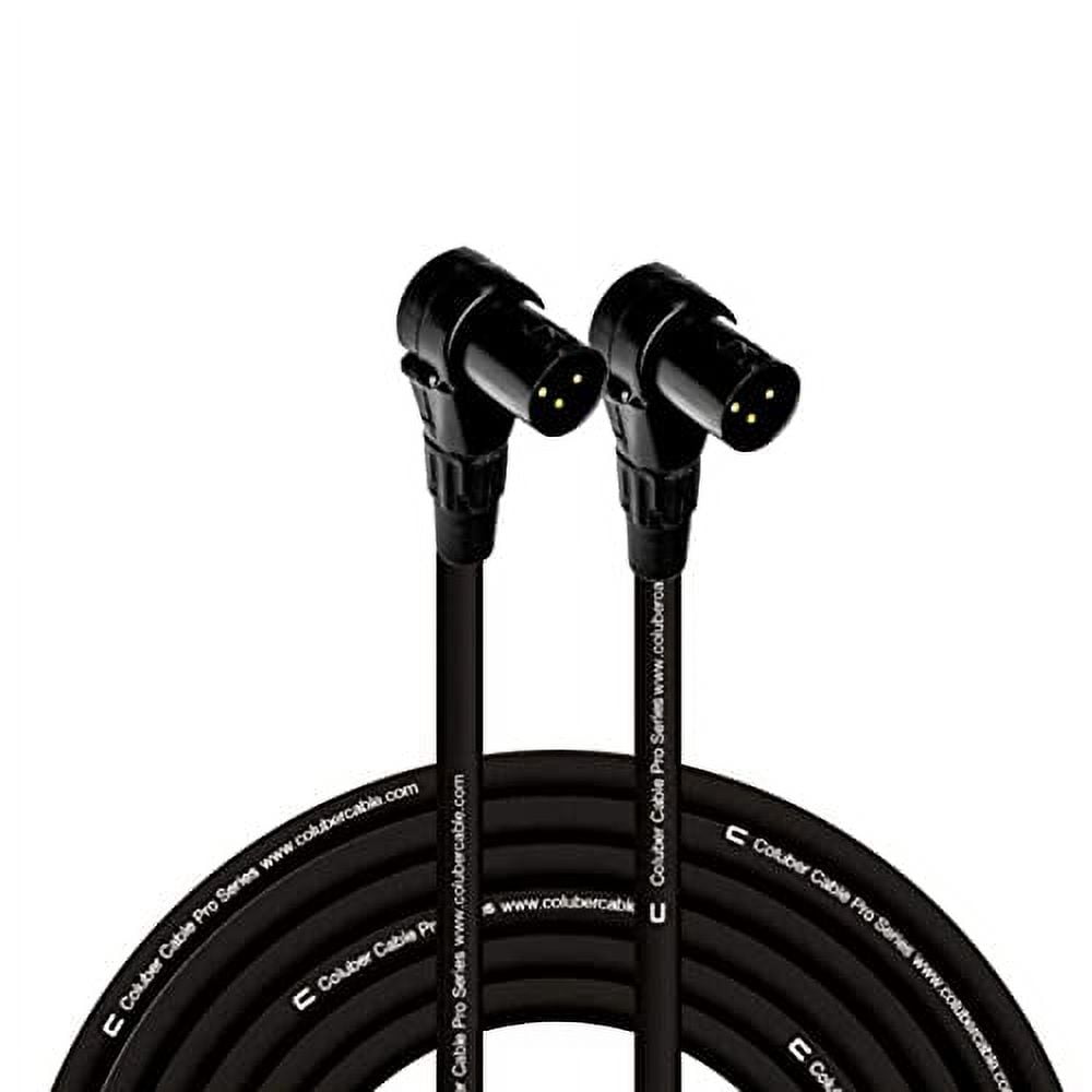 Coluber Cable - Right Angle XLR Male to Right Angle XLR Male Pro Audio ...